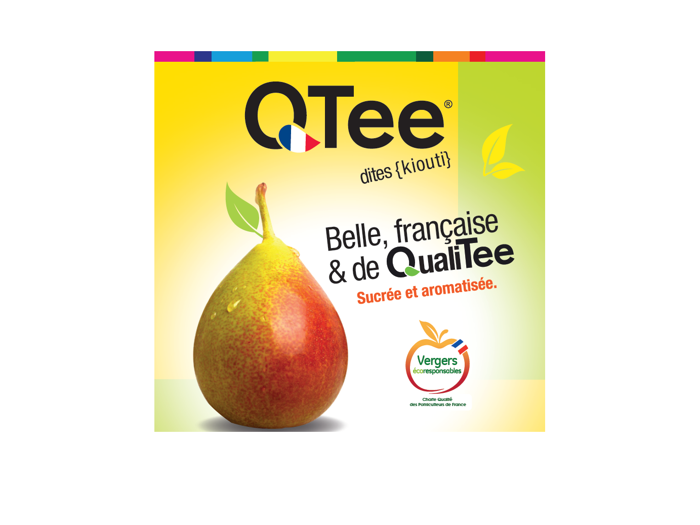 Qtee®, la nouvelle poire colorée de la rentrée - Fruits&Compagnie